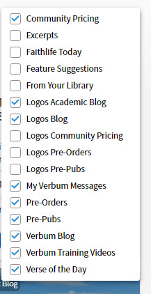 SUGGESTION: Verbum/Logos 8 Home page - Logos Community